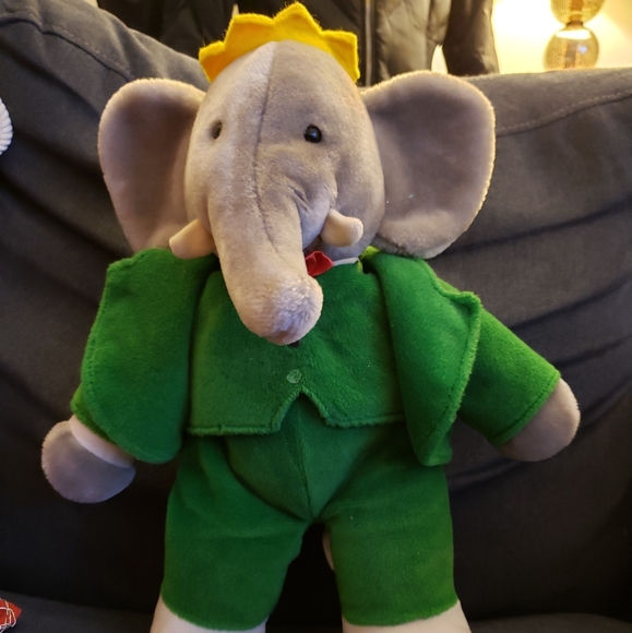 Vintage | Toys | Vintage Babar Plushie | Poshmark